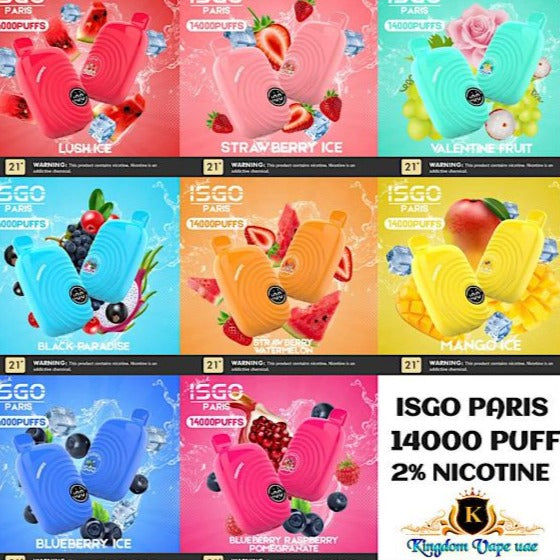 Isgo Paris 14000 Puffs| 20mg Nicotine
