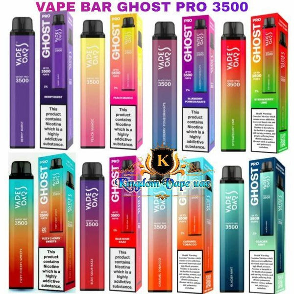 Ghost Pro 3500 Puffs 20mg Disposable Vape UAE