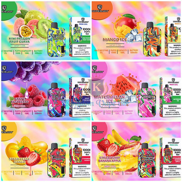 Buy Hyperjoy 10000 Puffs Disposable Pen (50mg) in UAE – Kingdom Vape uae